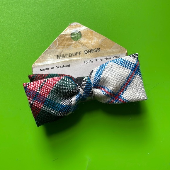 MacDuff | Accessories | Macduff Dress Childs Plaid Clipon Bow Tie | Poshmark